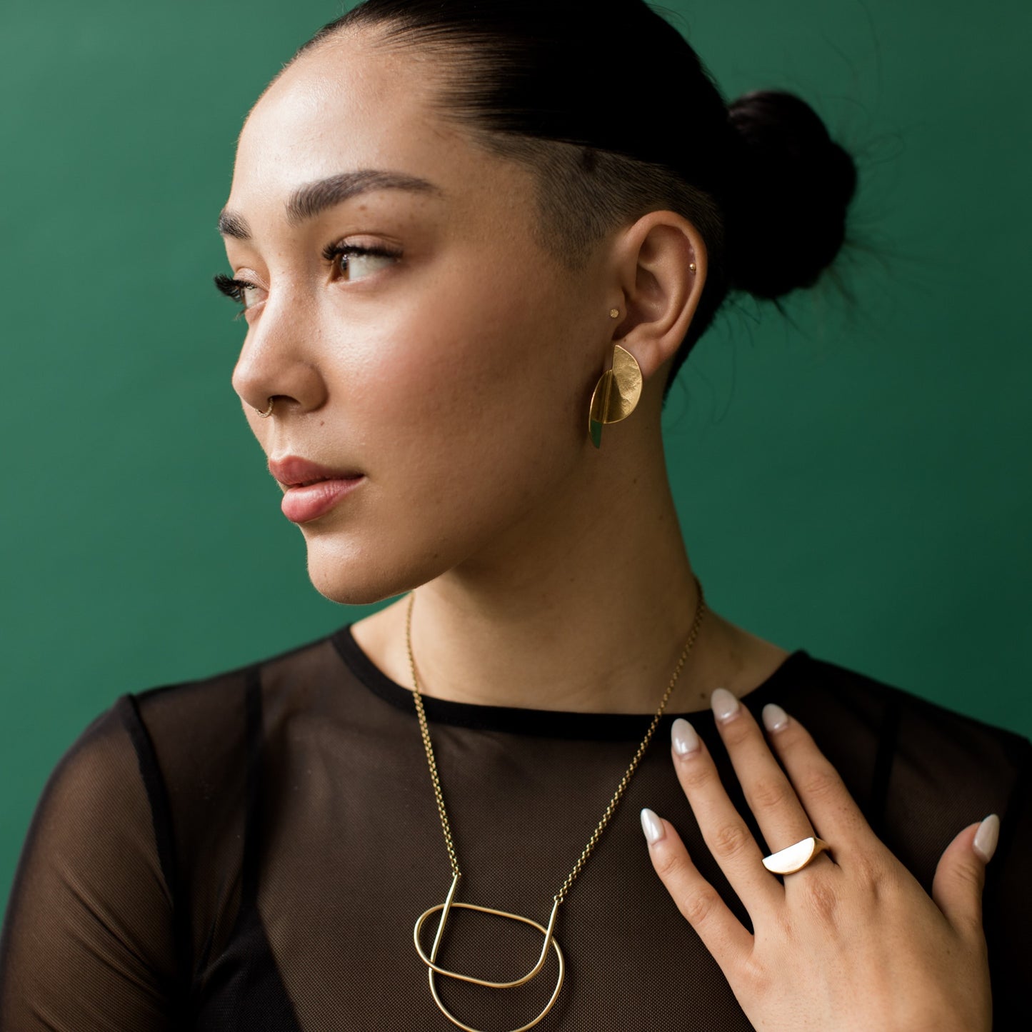 Split Cell Earrings